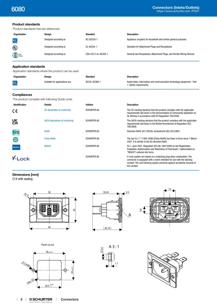 SCHURTER 3-137-753 datasheet page 2