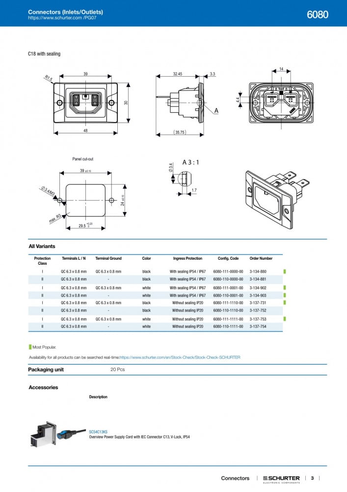 SCHURTER 3-137-753 datasheet page 3