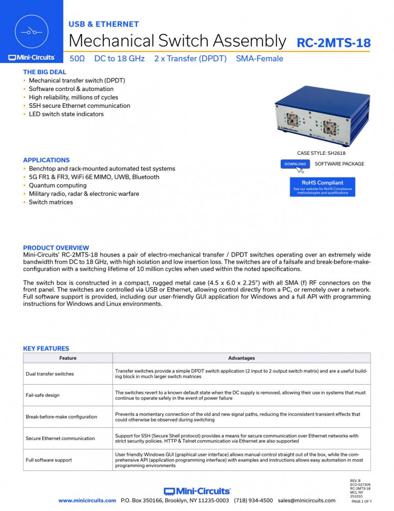 RC-2MTS-18 technical document page 1