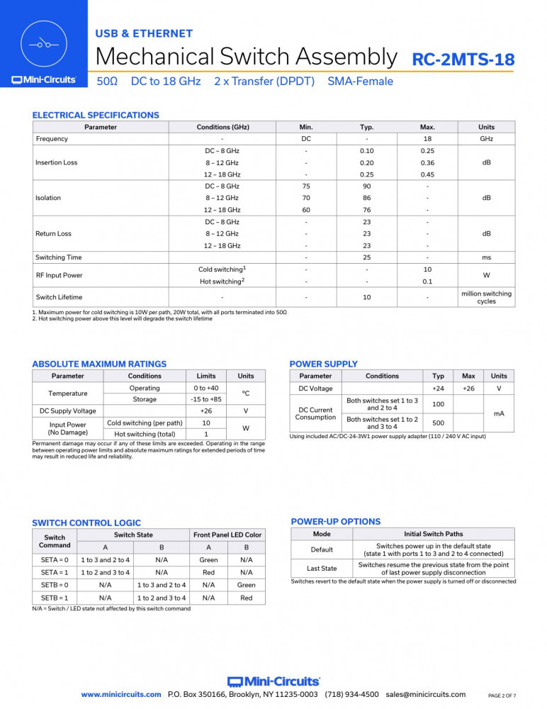RC-2MTS-18 technical document page 2