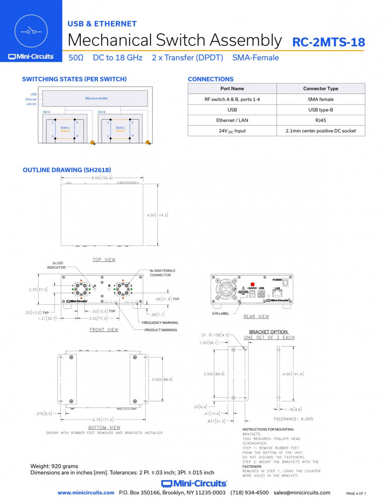 RC-2MTS-18 technical document page 4