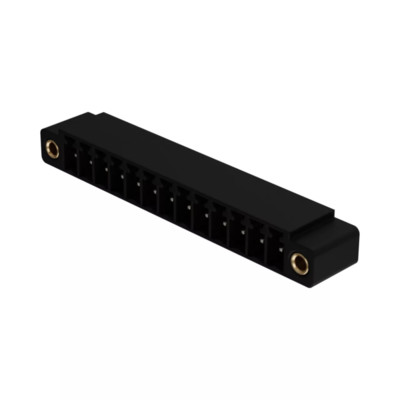 3.50mm Pitch Eurostyle Right-Angle PCB Header, with Threaded Retention Inserts, 13 Circuits for sale