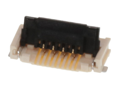 Easy-On FFC/FPC Connector, 1.00mm Pitch, 1.90mm Height, Single Bottom Contact (FS19), Right-Angle, Surface Mount, ZIF, 17 Circuits, Tin-Bismuth Plating