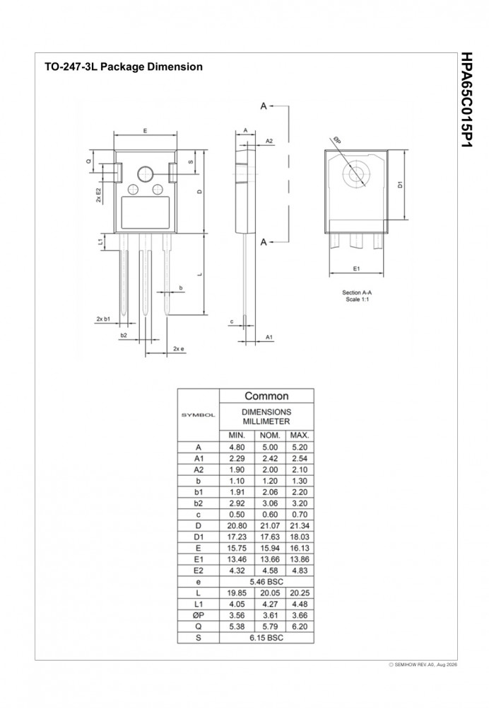 HPA65C015P1 datasheet page 9