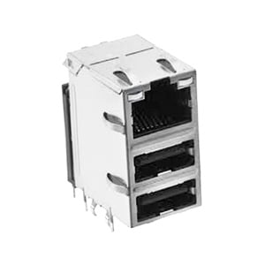 Bel Fuse 0862-1J1T-43-F Modular Ethernet Connector Jack for sale