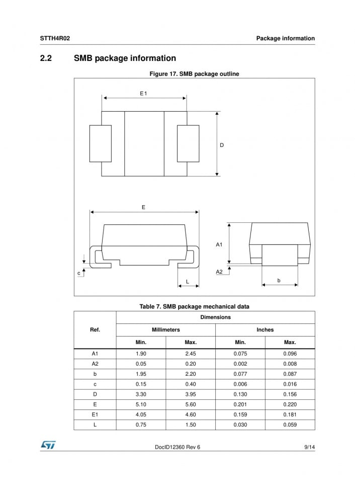 STTH4R02U datasheet page 9
