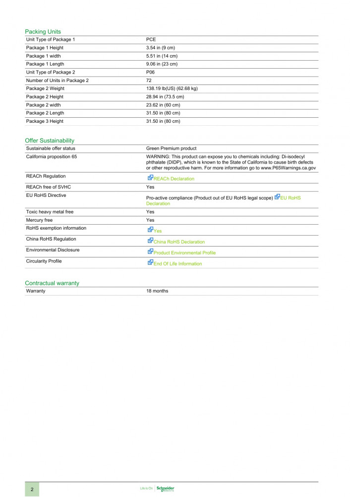 XAPA2100 technical document page 2