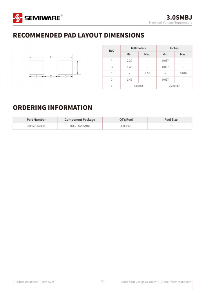 SEMIWARE 3.0SMBJ series datasheet page 6