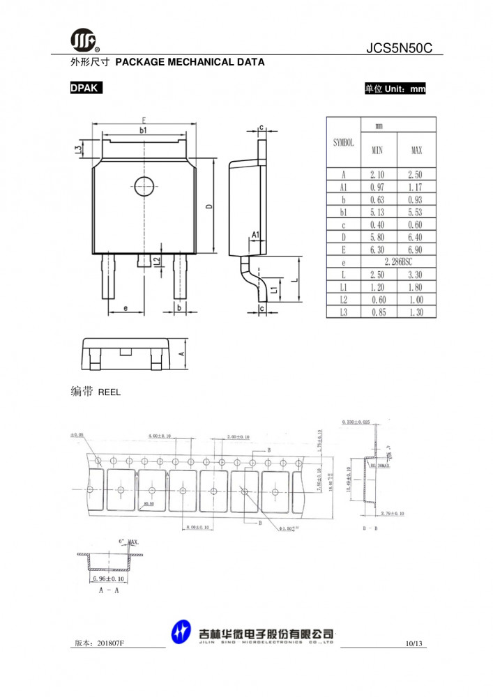 JCS5N50FC package page 10