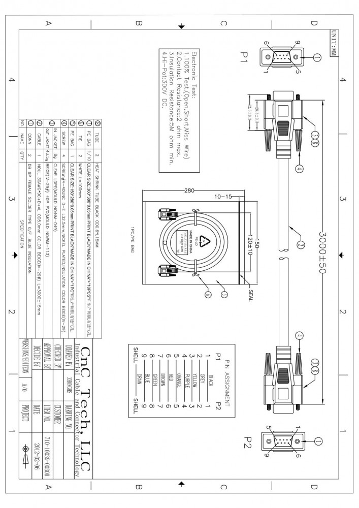 Product technical document image for LEA NETWORKS 710-10039-00300