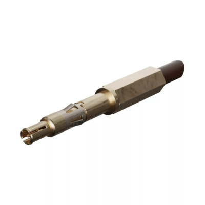 MPRF Plug, Non-Magnetic, Straight, Crimp, RG316 Cable, with Retention Clip, Tray, 50 Ohms for sale