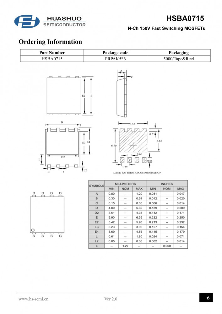 HSBA0715 datasheet page 6