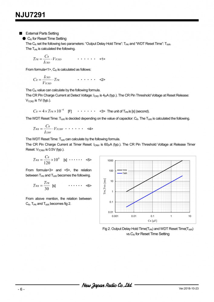 NJU7291 datasheet page 7