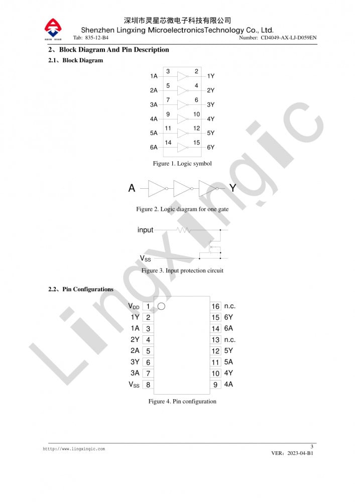 CD4049BM(LX) datasheet page 5