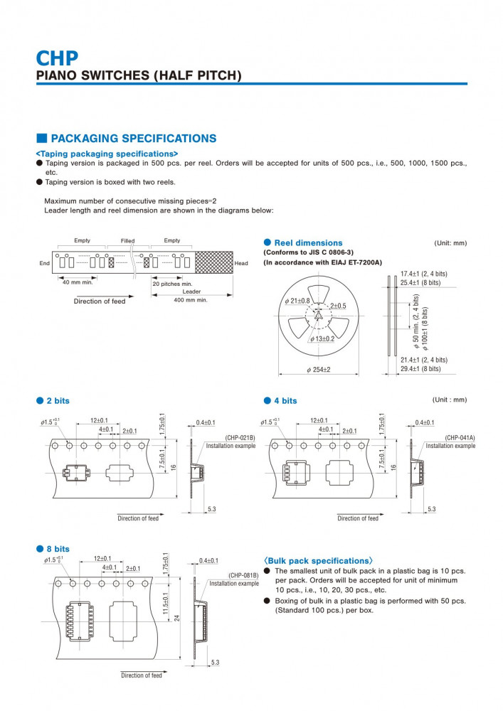 Nidec CHP series datasheet page 6
