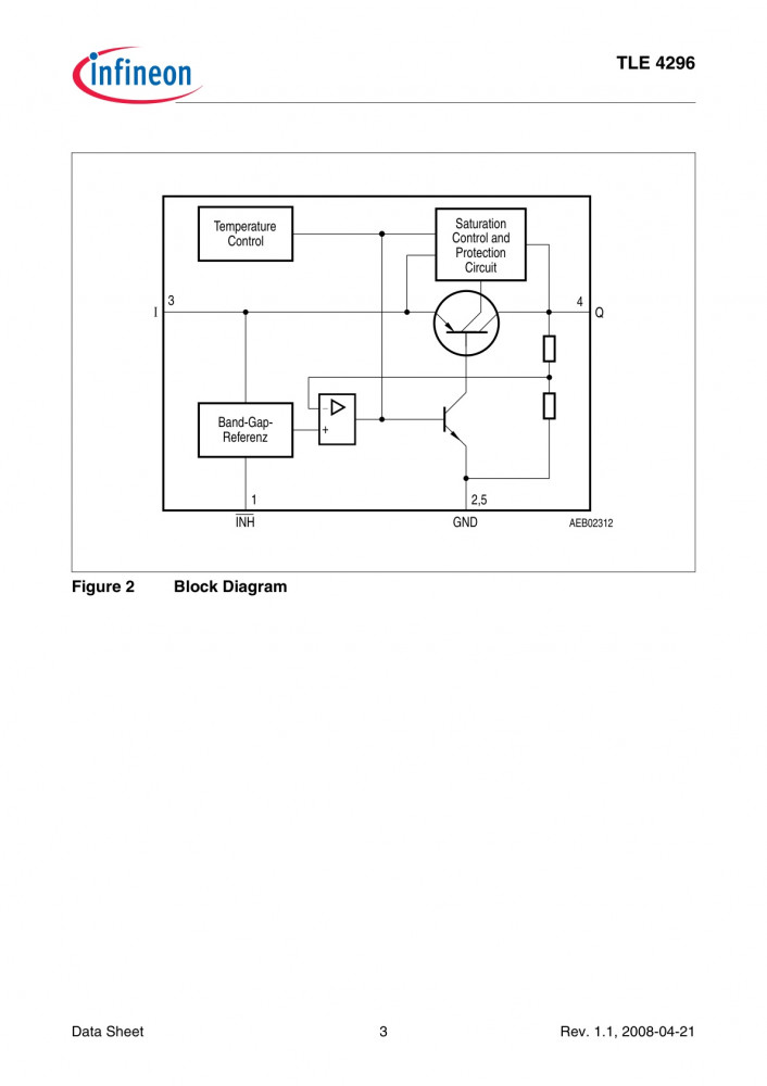 TLE4296G V30 datasheet page 3