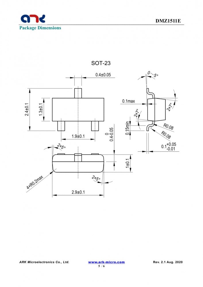 DMZ1511E datasheet page 5