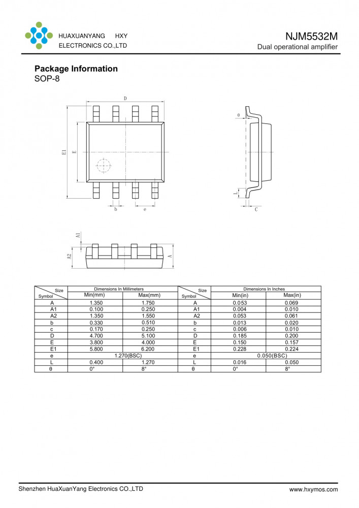NJM5532M-HXY datasheet page 8