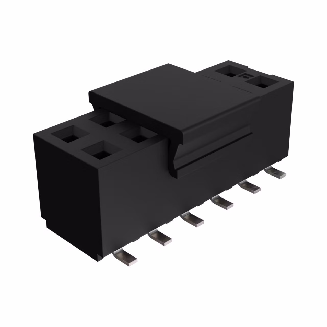 Milli-Grid Receptacle, Surface Mount, Vertical, Top Entry, without Plastic Pegs, with Cap, Tape and Reel, 2.50µm Tin (Sn) Plating, 20 Circuits, Lead-Free