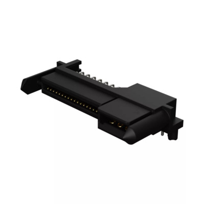 EXTreme LPHPower Receptacle Header, Right-Angle, 2 Power Contacts, 36 Signal Contacts, Select Gold (Au) Plating, for 1.57mm Thick PC Board, with Guide Posts and Press-fit Plastic Pegs for sale