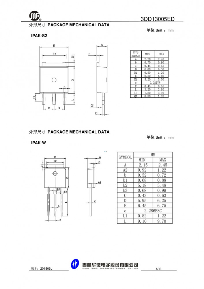 3DD13005ED datasheet page 8