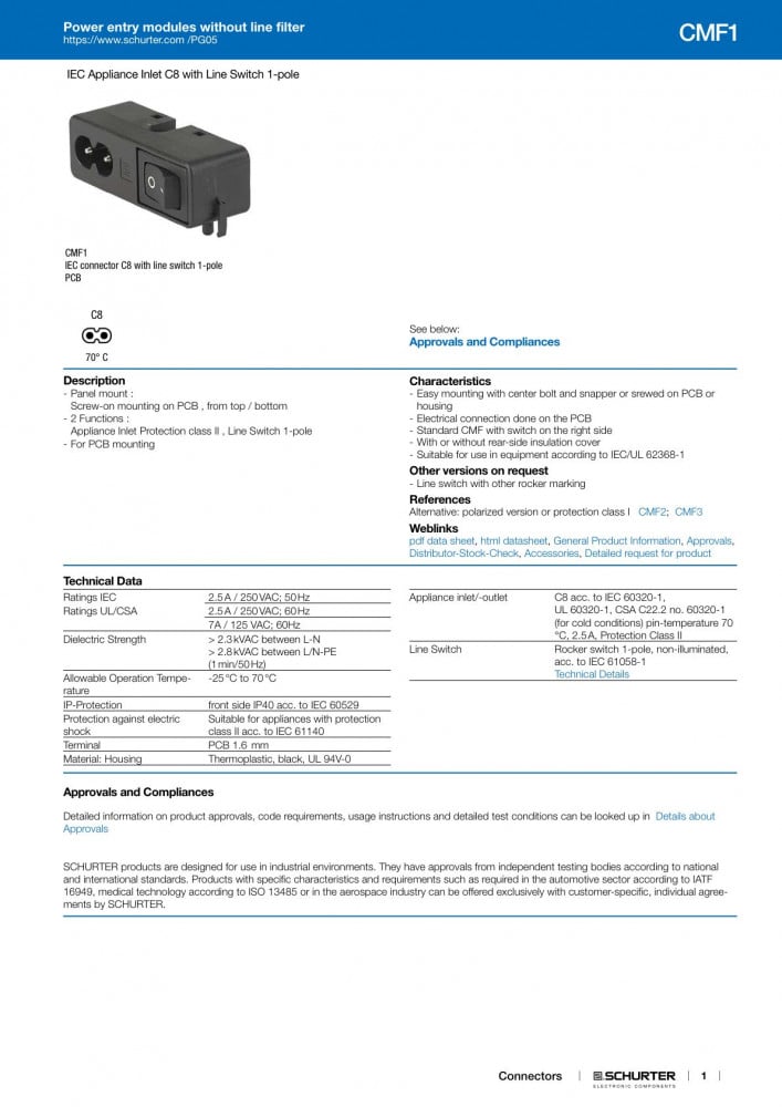CMF1.1111.12 datasheet page 1