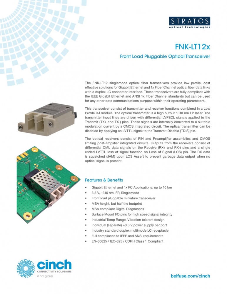 FP-CONN technical document page 1