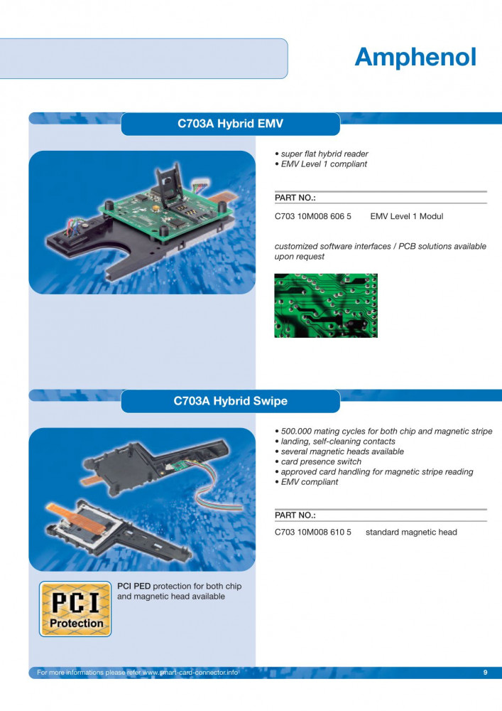 Amphenol C700 documentation page 9