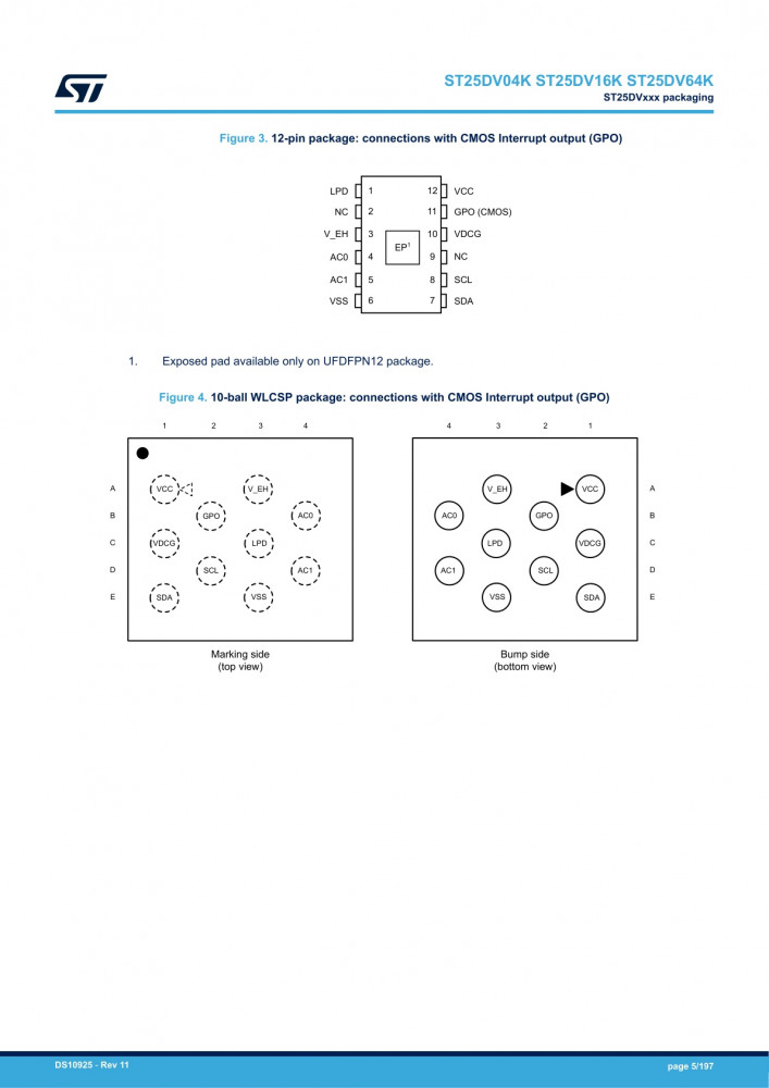 ST25DV04K document preview, page 5
