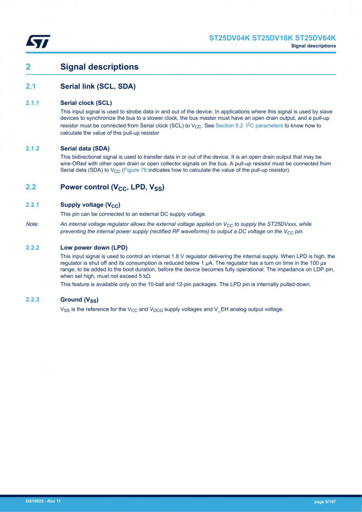 ST25DV04K document preview, page 6