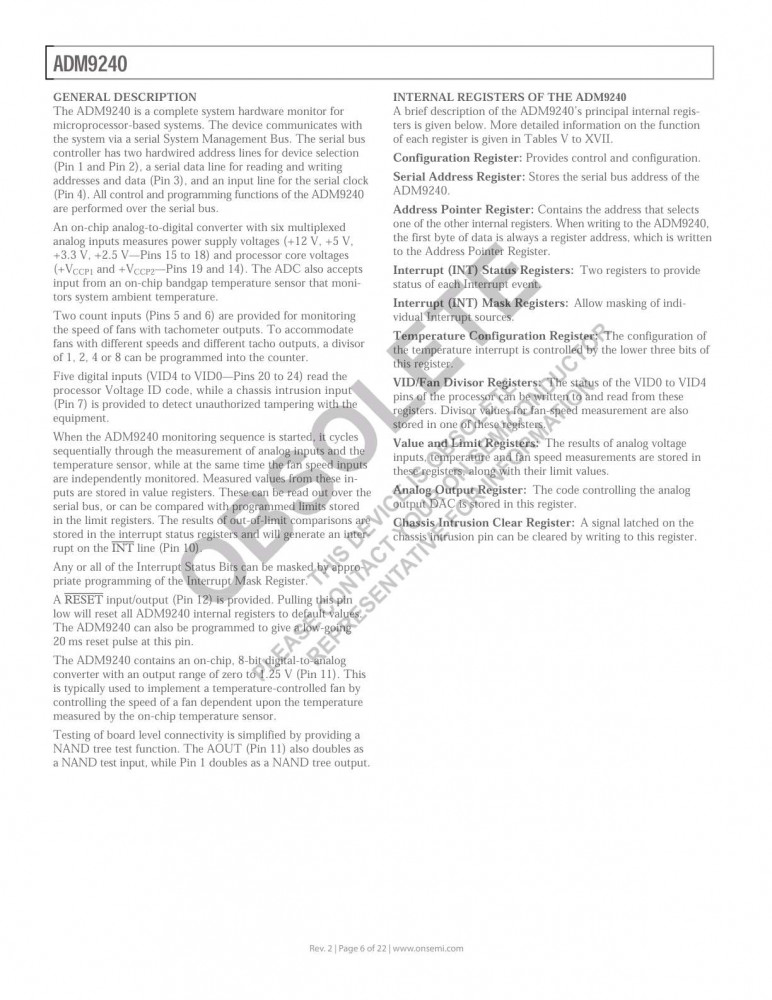ADM9240 technical document page 7