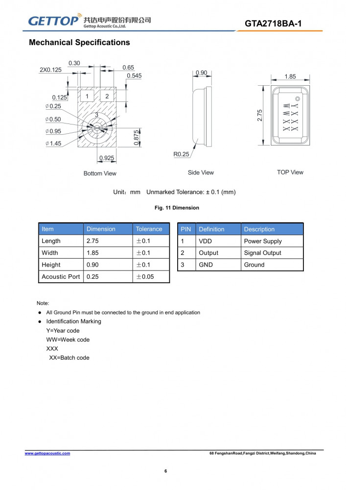 GTA2718BA-1 datasheet page 6