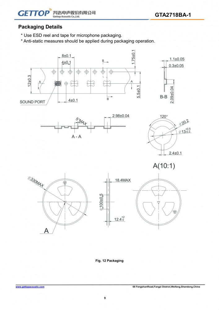 GTA2718BA-1 datasheet page 9