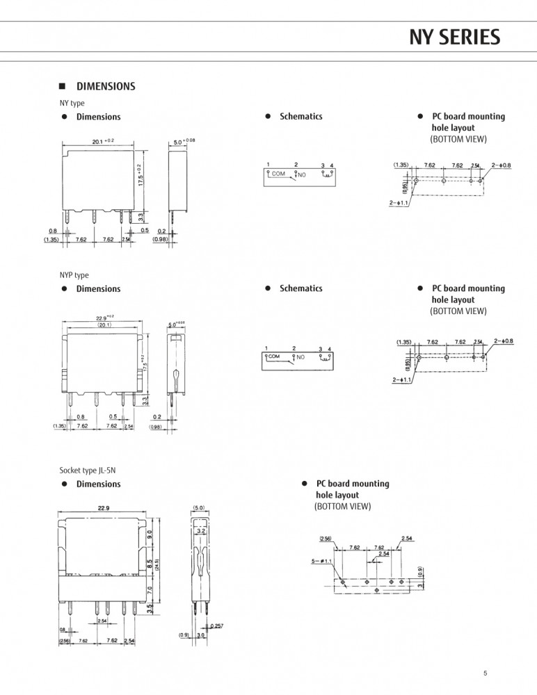 NY Series datasheet page 5
