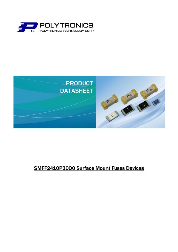 SMFF2410P3000 datasheet page 1