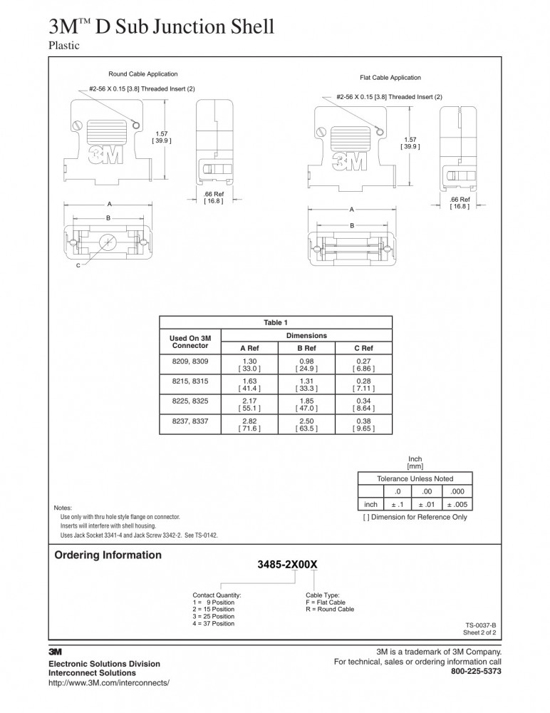 3M 3485-2200R technical document page 2