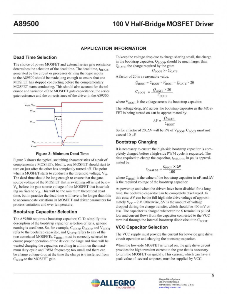 A89500 datasheet page 9