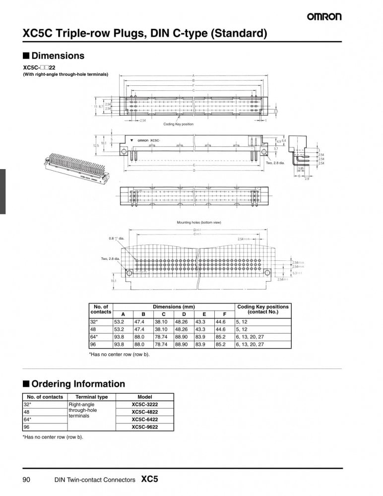 OMRON XC5 technical document page 6
