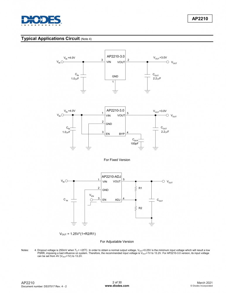 AP2210 datasheet page 2