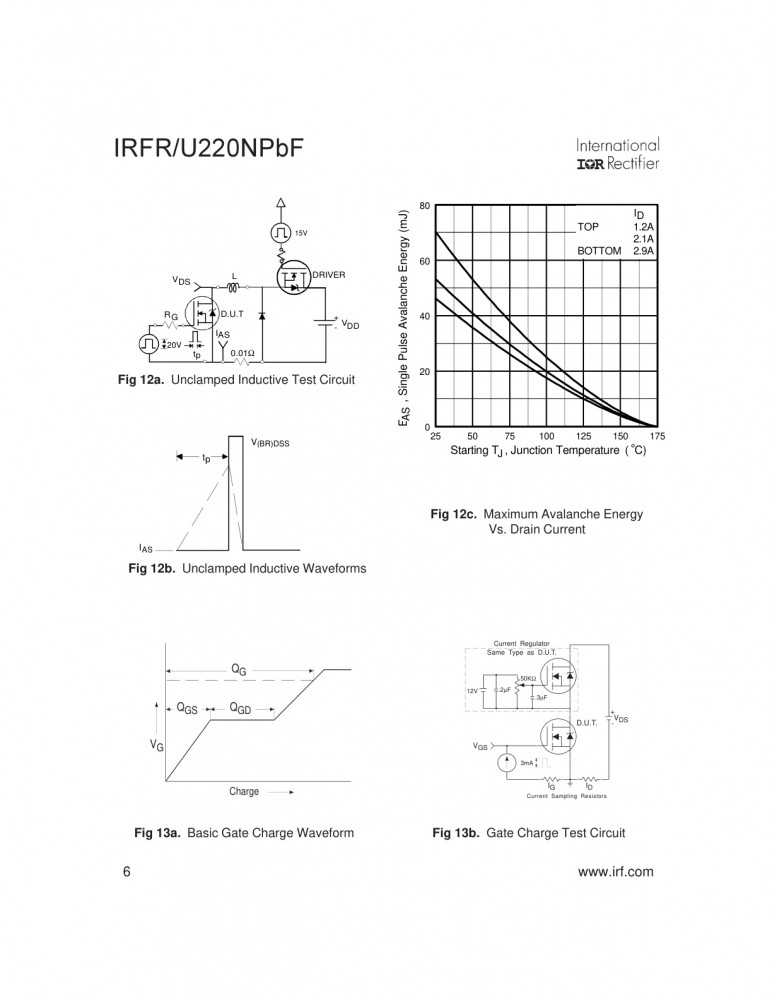 IRFR220NTRPBF technical document page 6