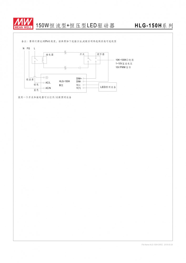 HLG-150H-48A datasheet page 5