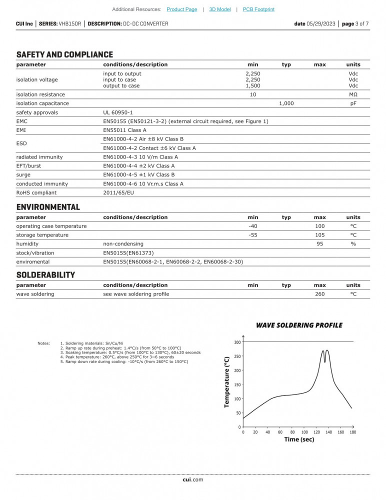VHB150R-T110-S24 datasheet page 3