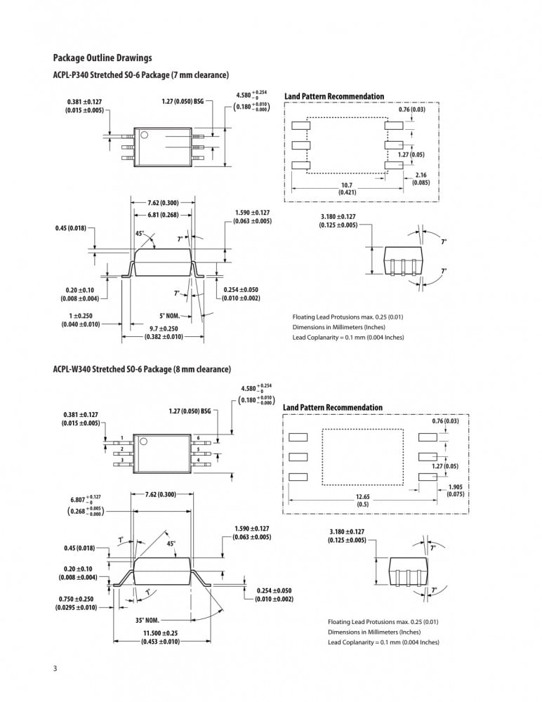 ACPL-P340-500E datasheet page 3
