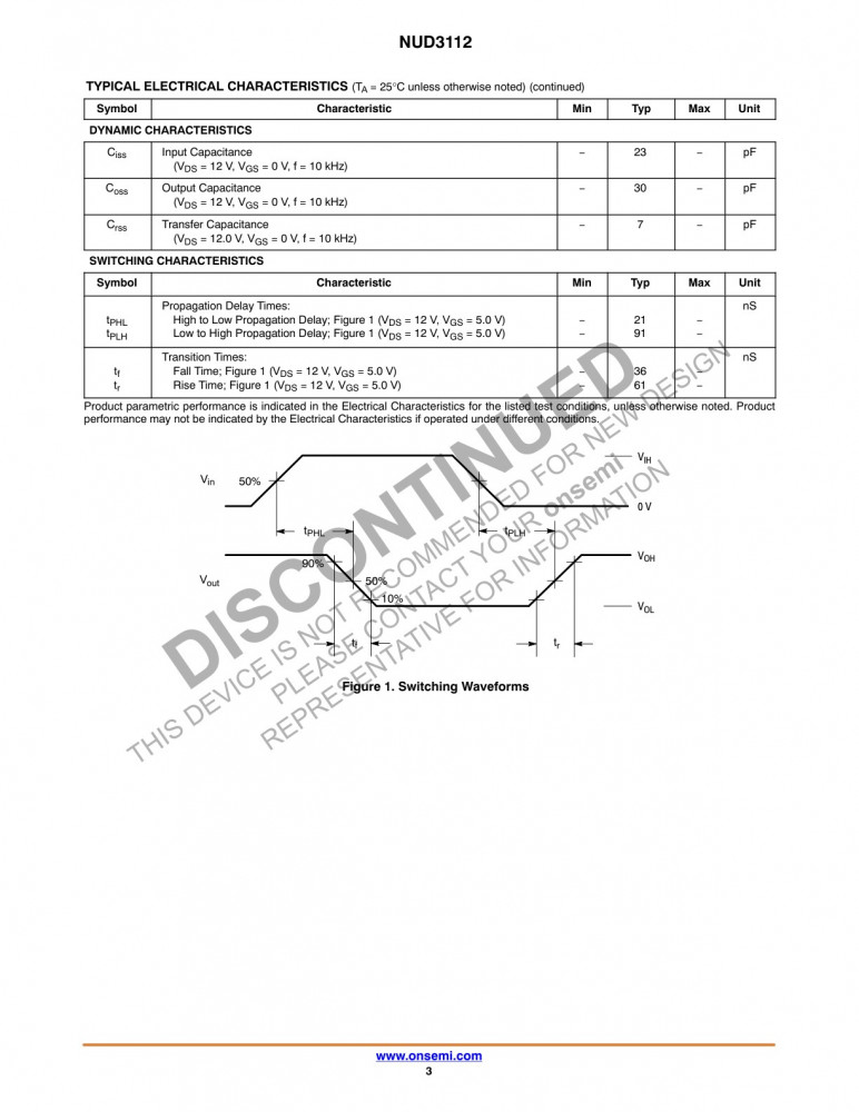 NUD3112 datasheet page 3
