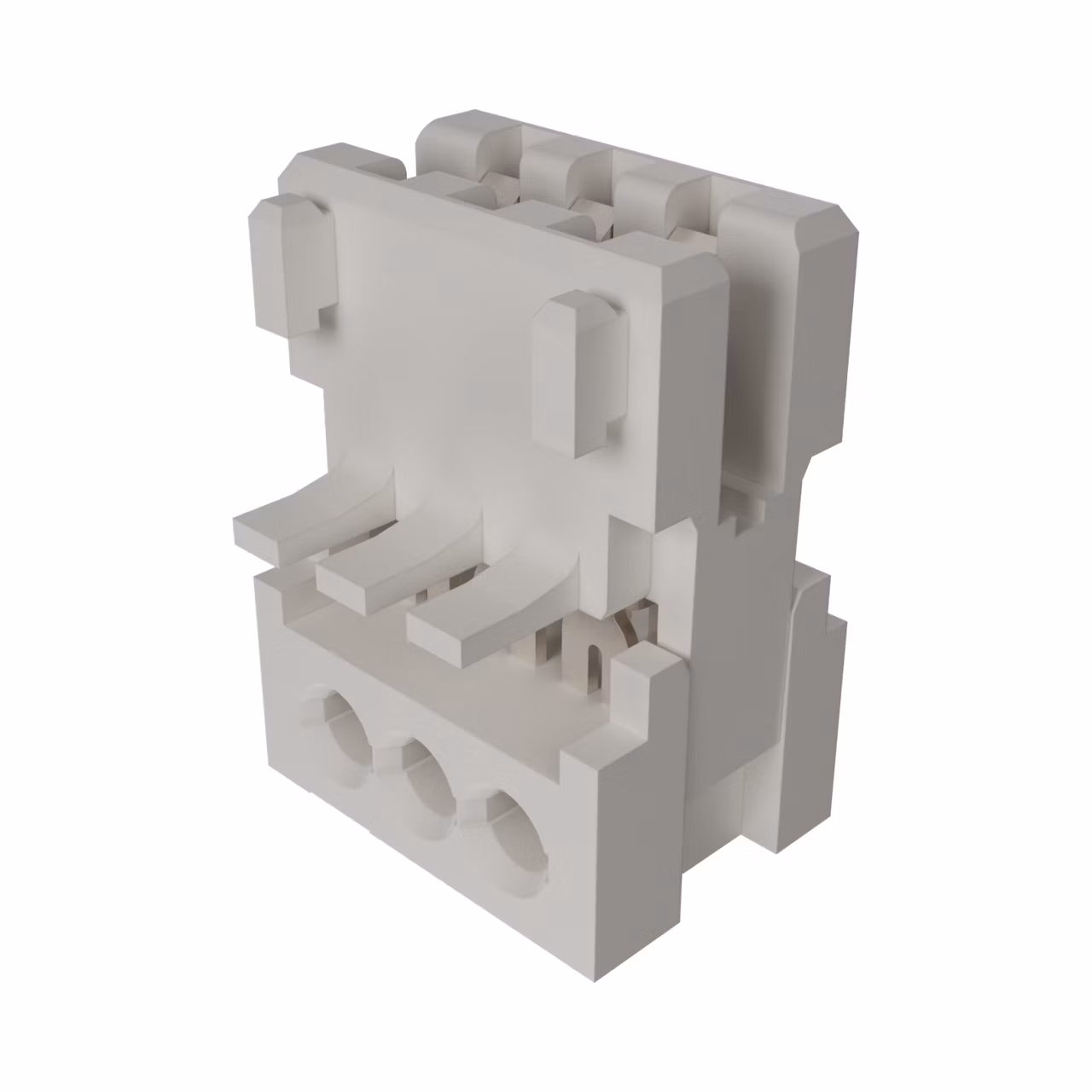 Appli-Mate RAST 2.5 Female Connector, 2.50mm Pitch, 3 Circuits, Positions B & C Removed, Open Endwalls for sale