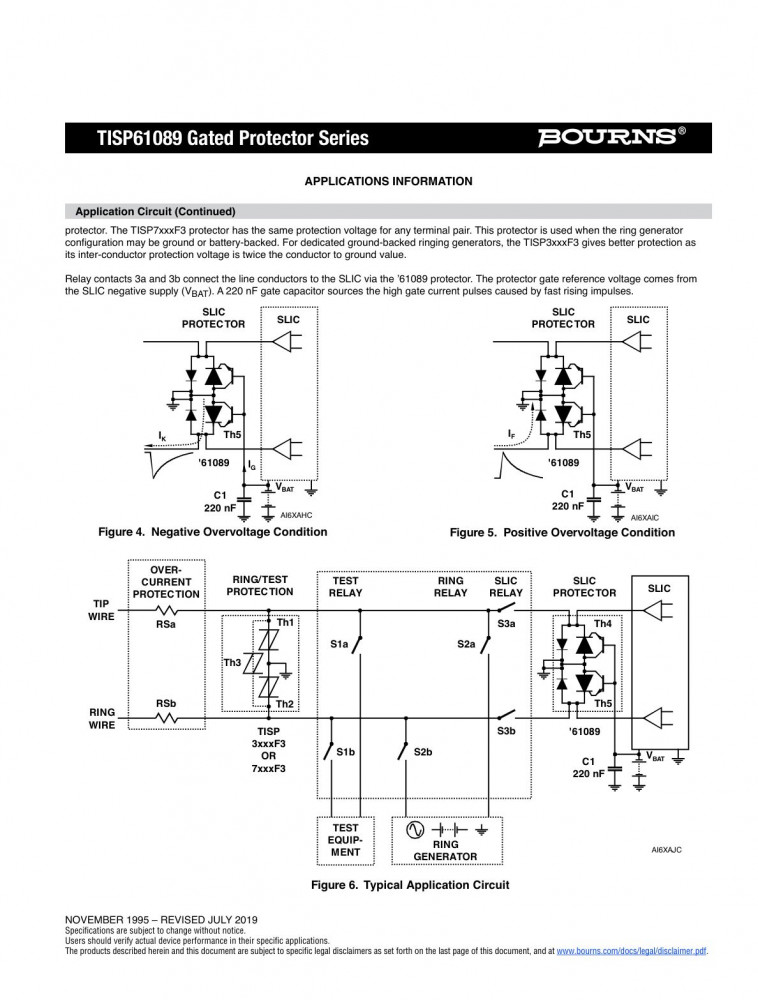 TISP61089DR-S datasheet page 7