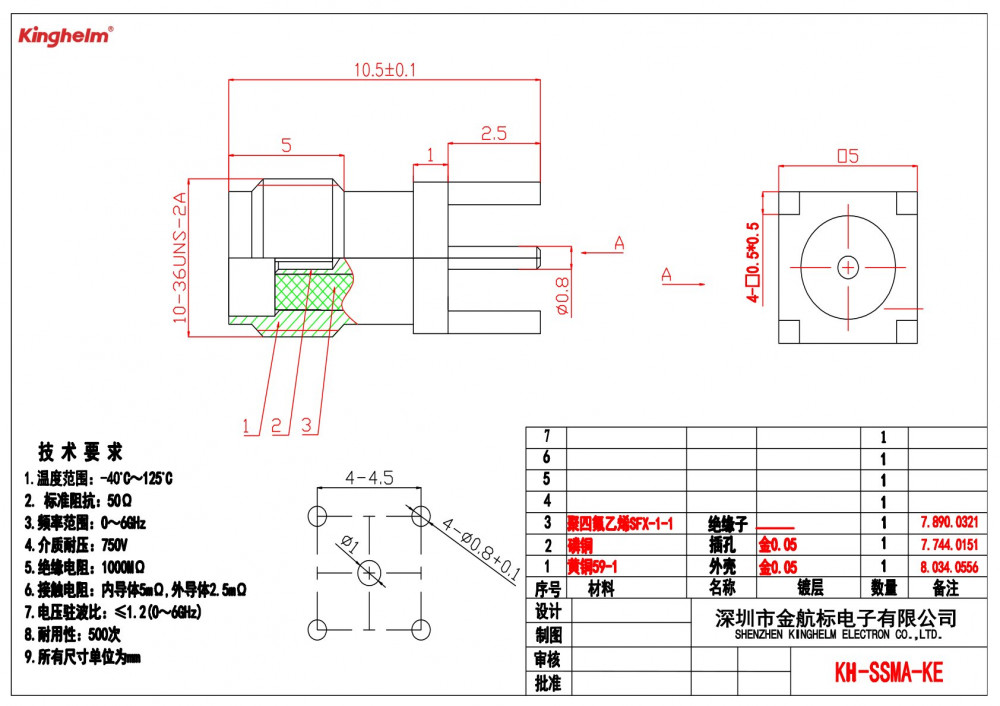 KH-SSMA-KE technical document page