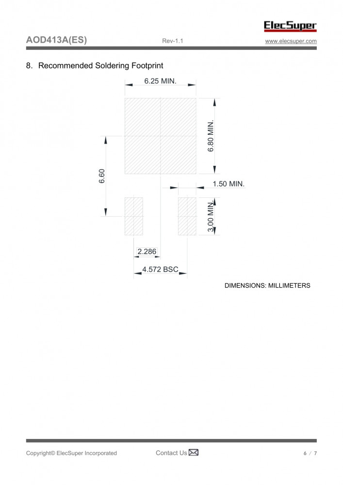 AOD413A(ES) datasheet page 6