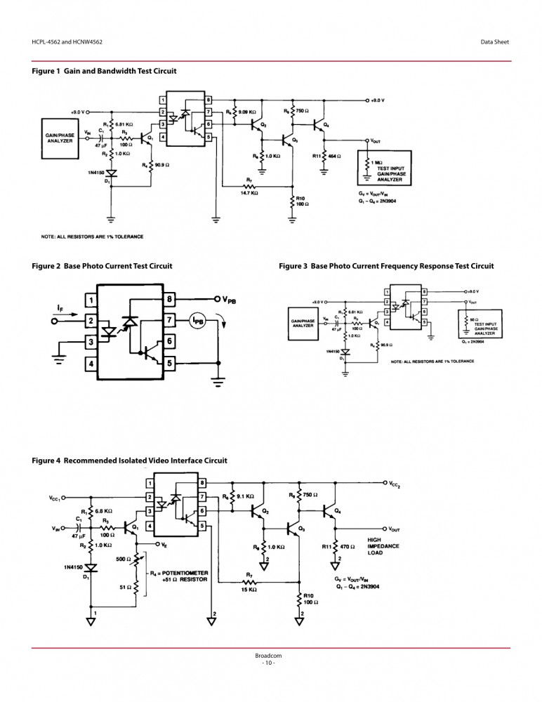 HCNW4562 datasheet page 10