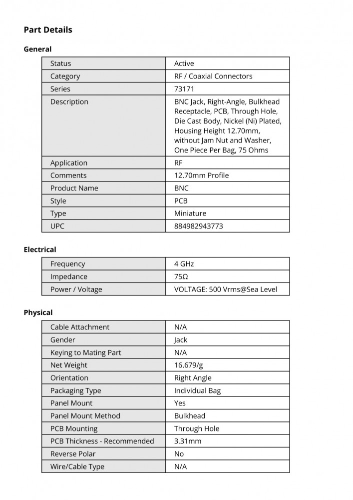 MOLEX 731714340 technical document image 2